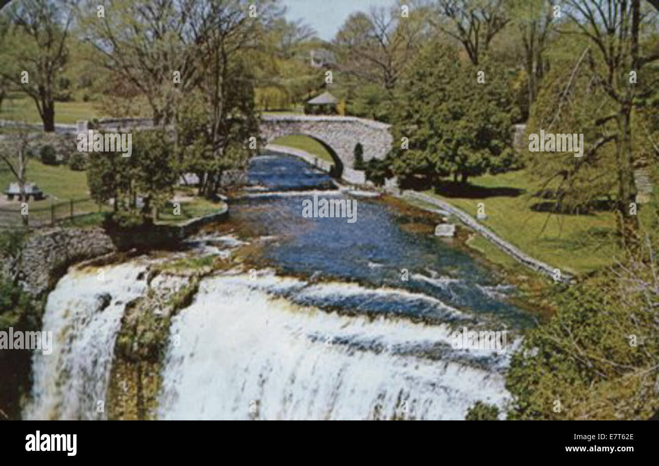 Photograph of Webster's Falls, a scenic waterfall located in Hamilton ...