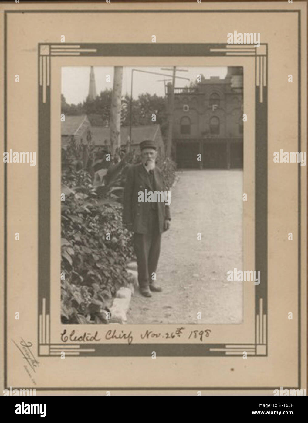 A portrait photograph of Fire Chief Knowles, capturing the leader of a ...