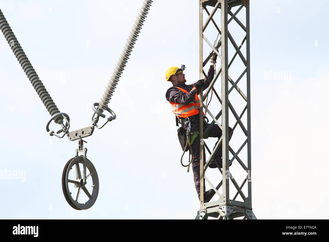 Power grid operator Cut Out Stock Images & Pictures - Alamy