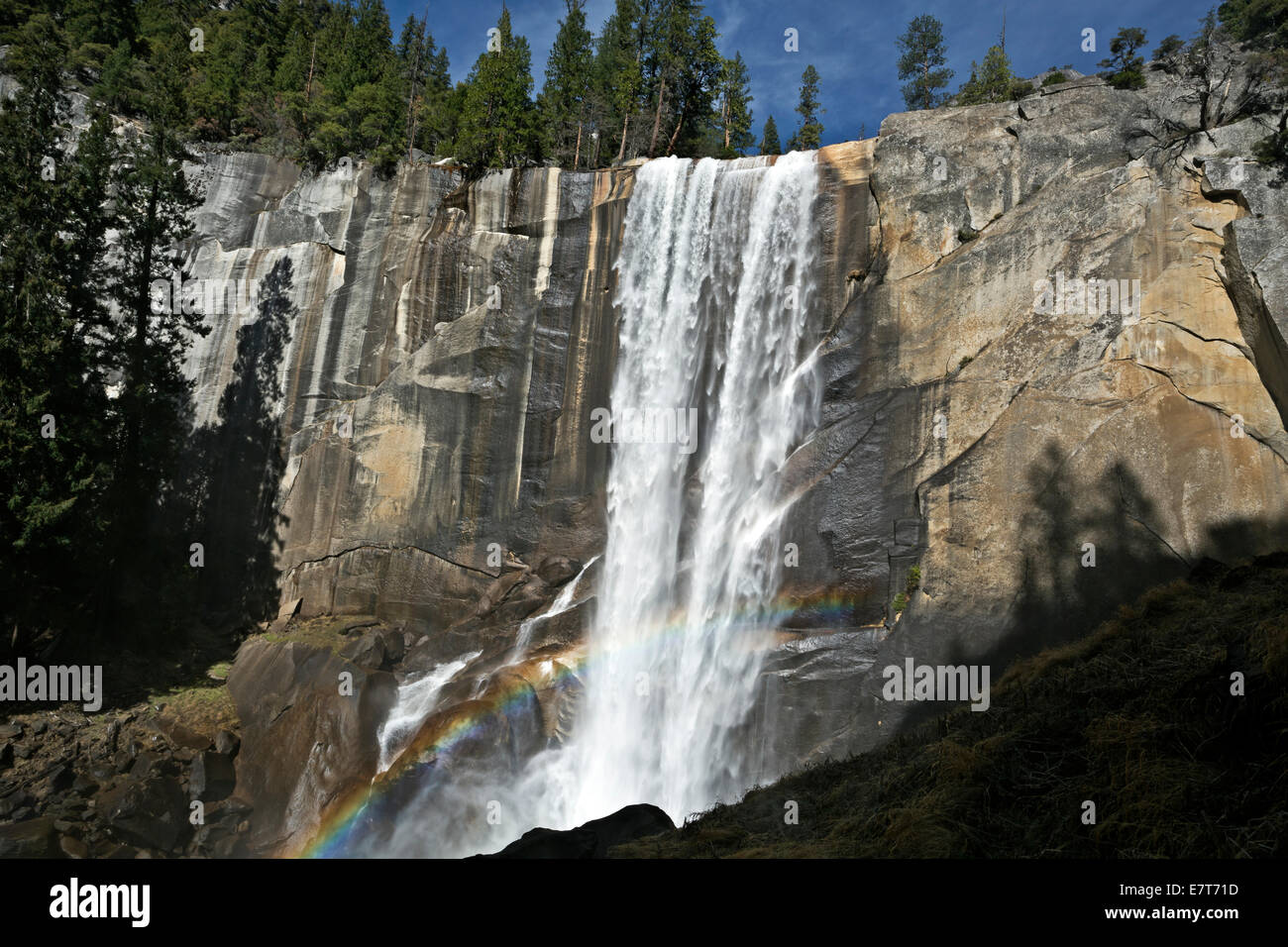 CA02310-00...CALIFORNIA - Vernal Fall on the Merced River from the Mist ...