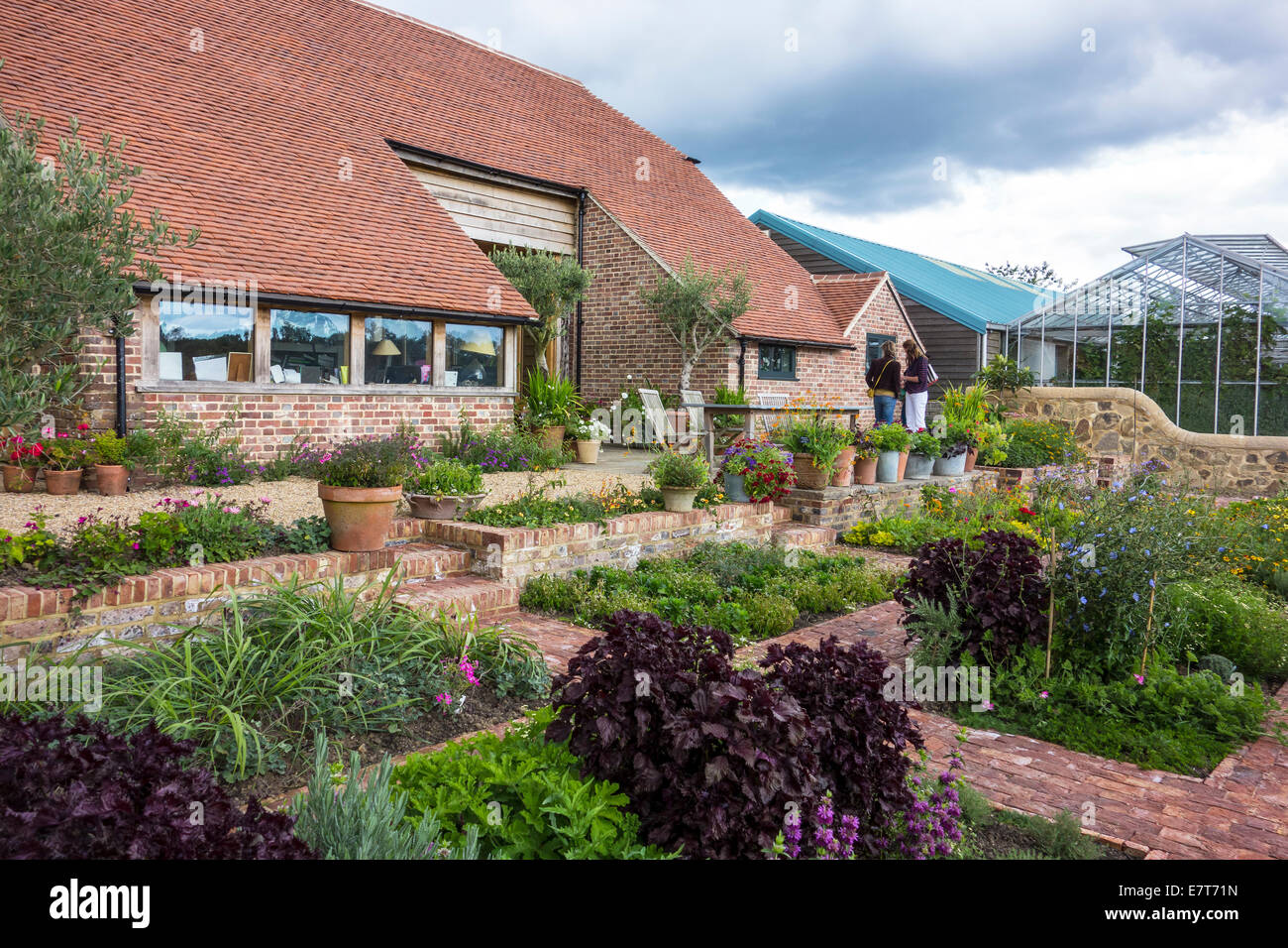 Sarah Raven Garden Perch Hill Sussex England Stock Photo - Alamy