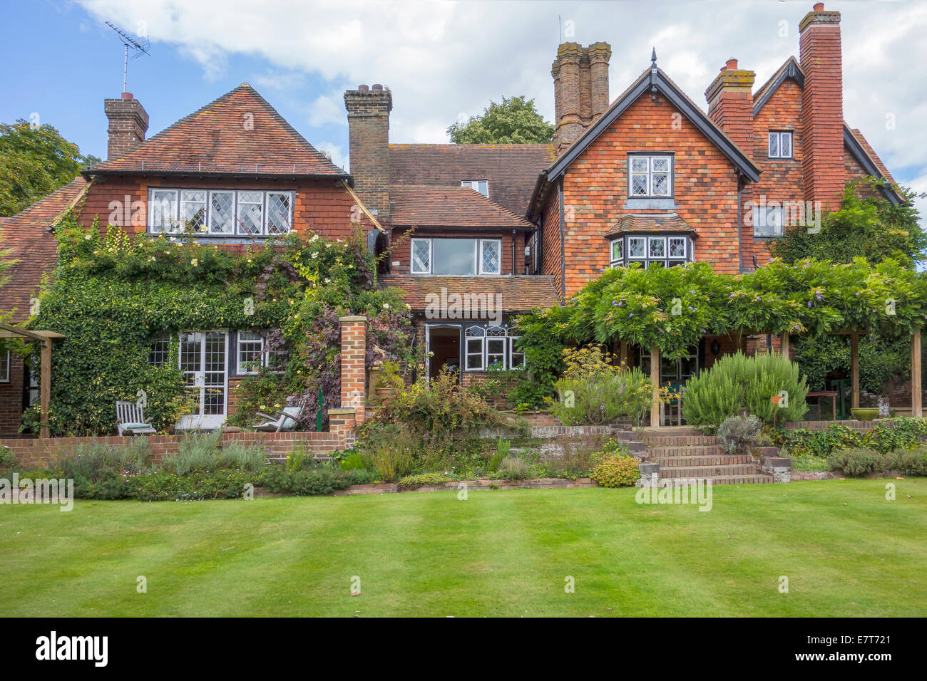 Marle Place Gardens and Gallery, Brenchley Kent Stock Photo - Alamy