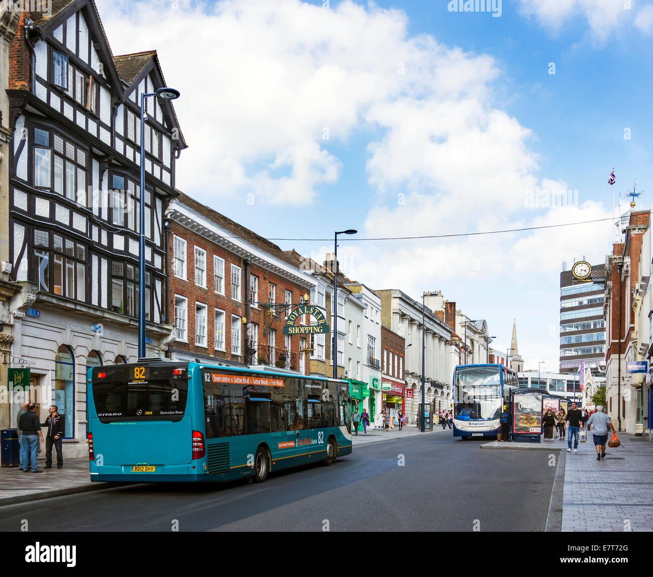 Maidstone Kent High Street High Resolution Stock Photography and Images ...