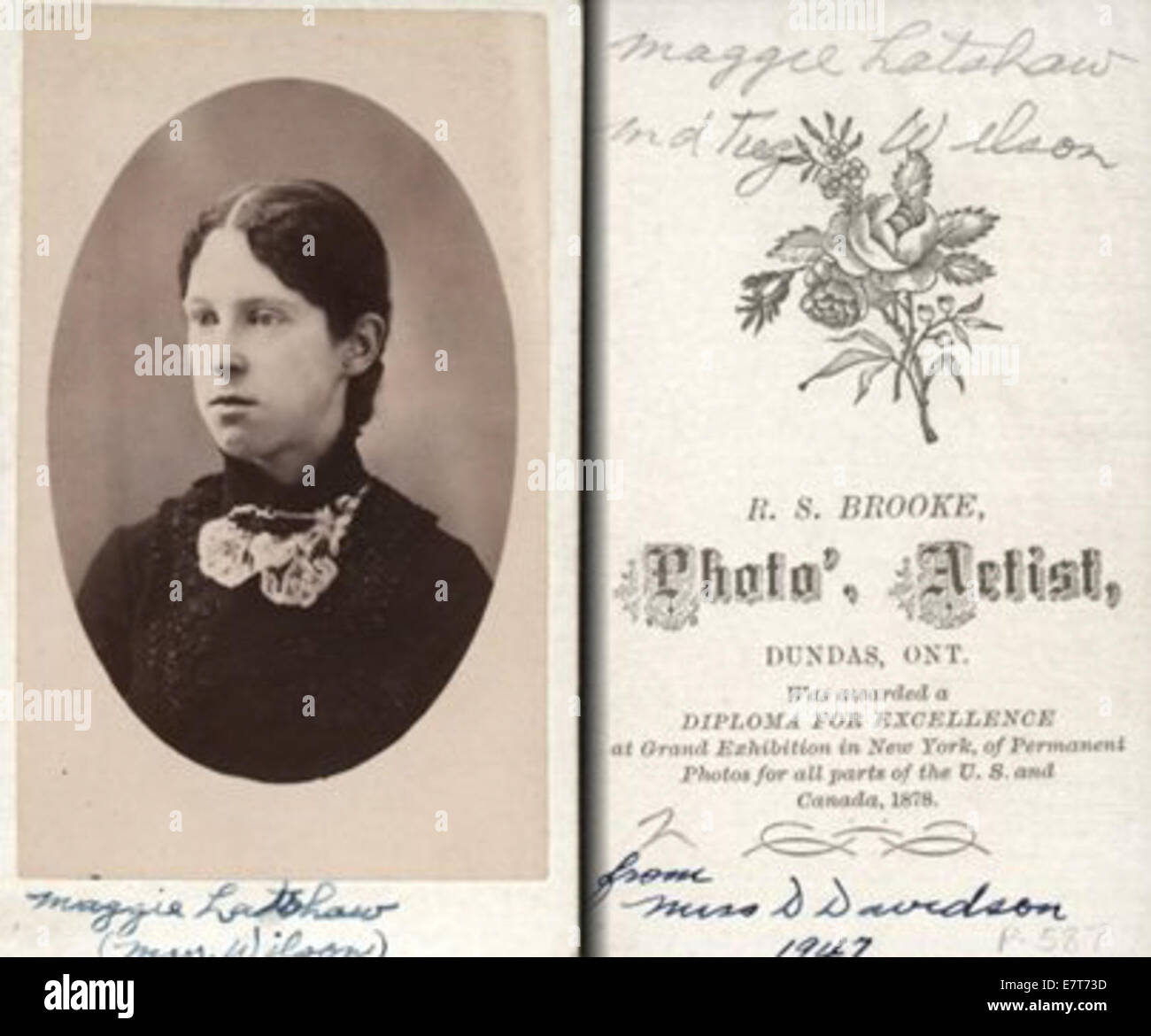 This photograph features the Latshaw family, capturing a moment from ...