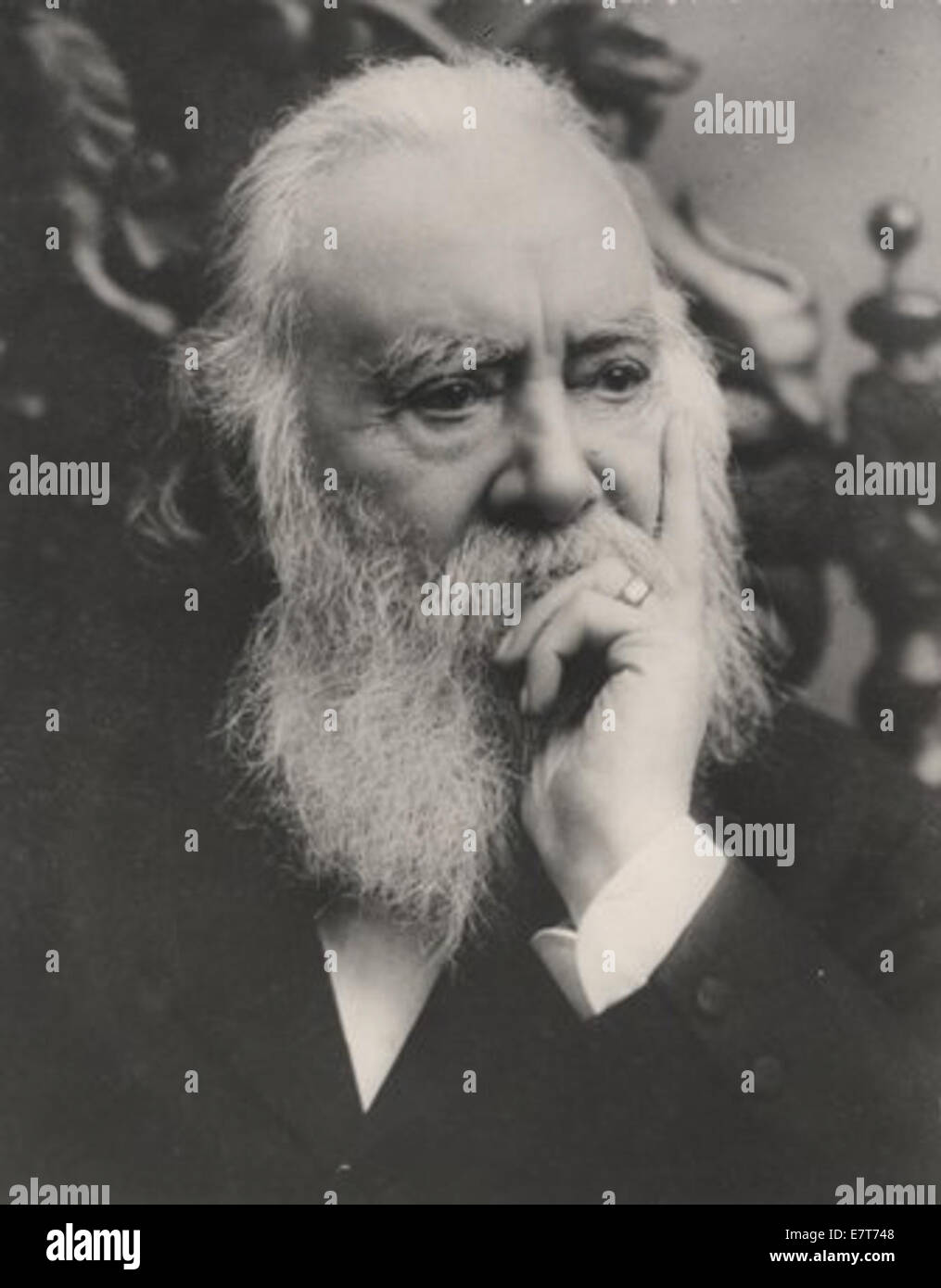 Photograph of Alexander Melville Bell, a noted linguist and father of ...