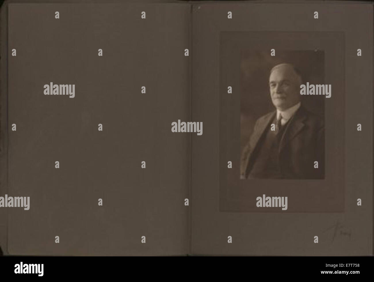 A photograph of the Bertram family, likely showing a family portrait ...