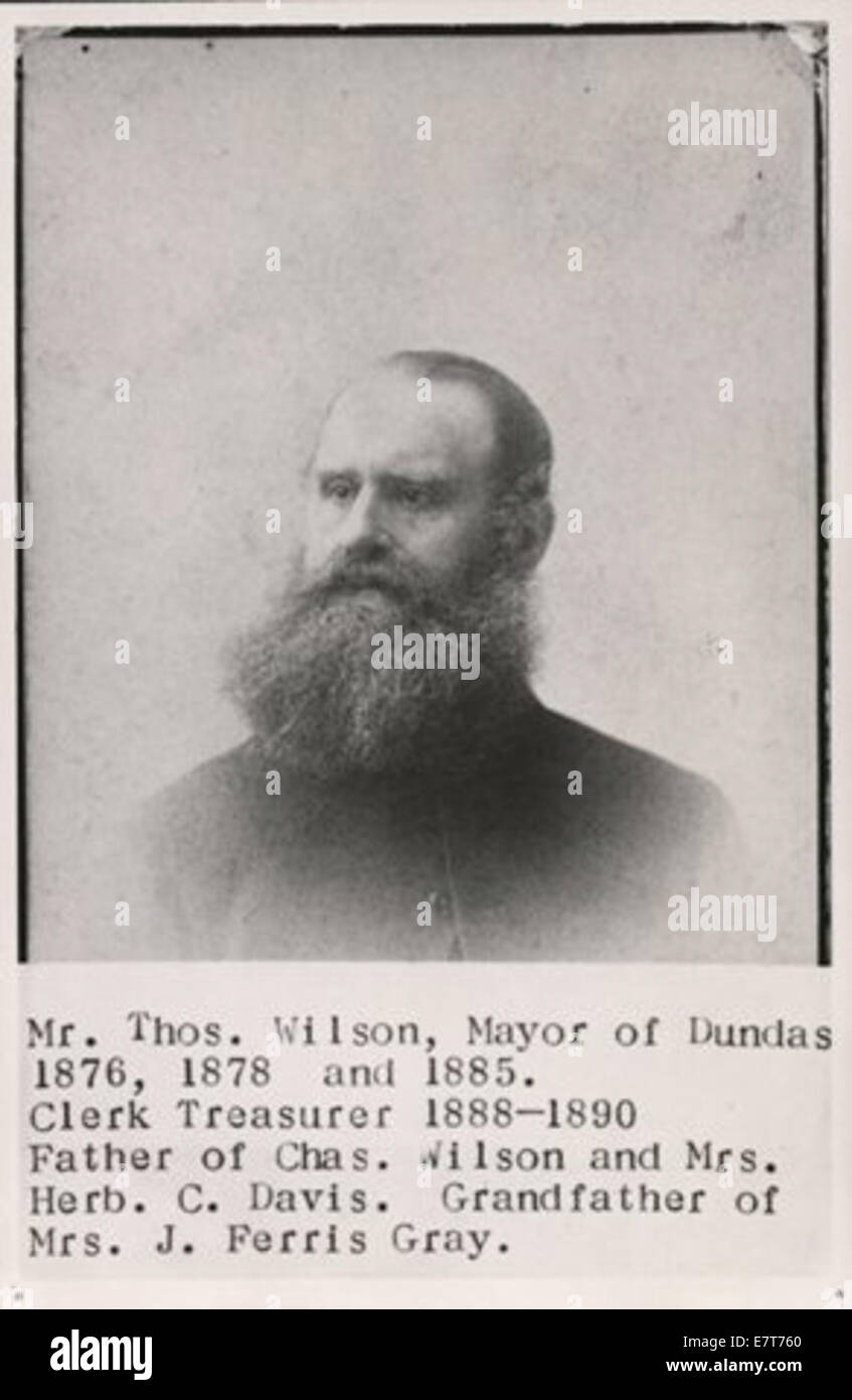 Thomas wilson hi-res stock photography and images - Alamy