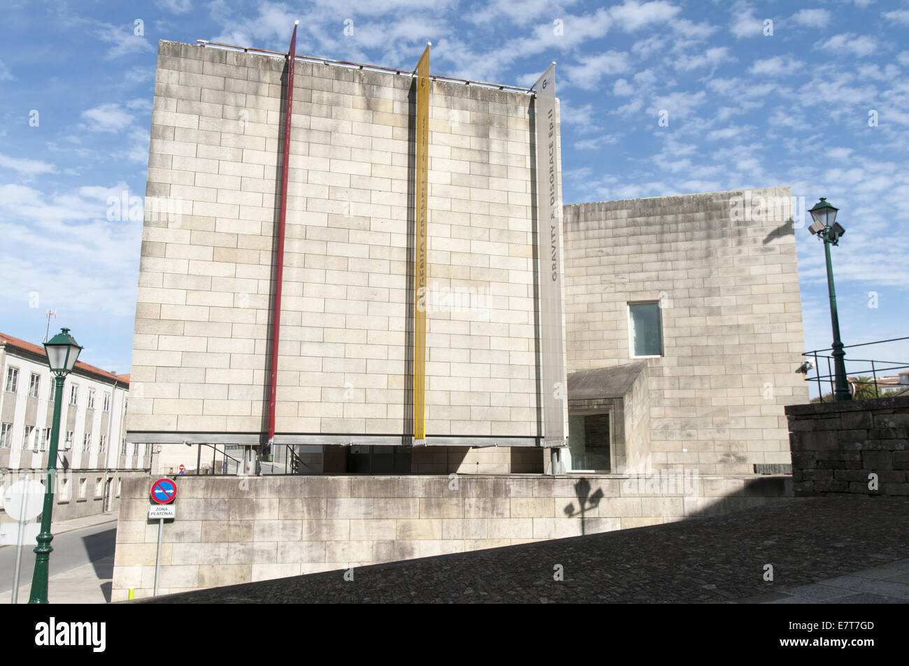 CGAC museum in Santiago de Compostela, Spain. Designed by the ...