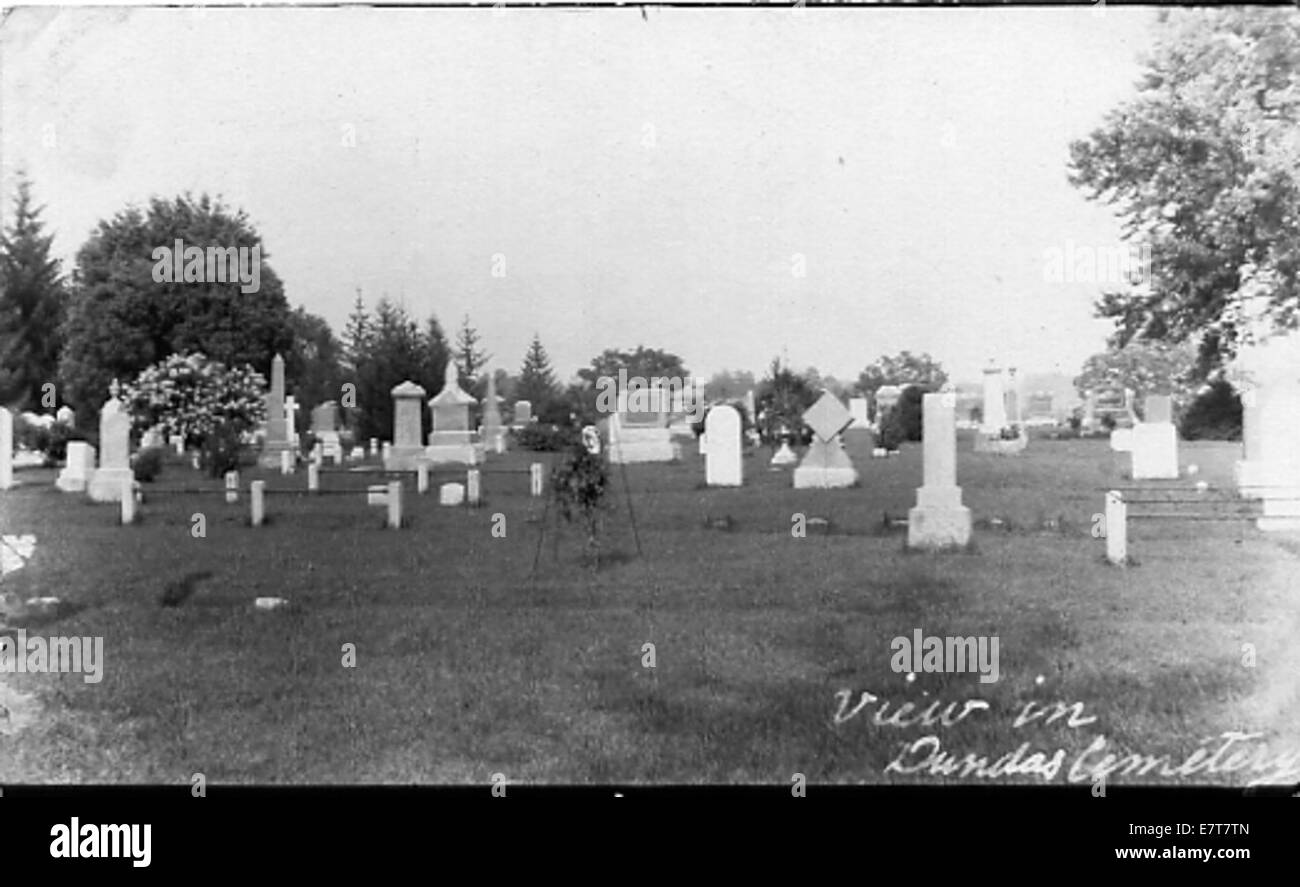 This image shows a cemetery, capturing its serene and solemn ...