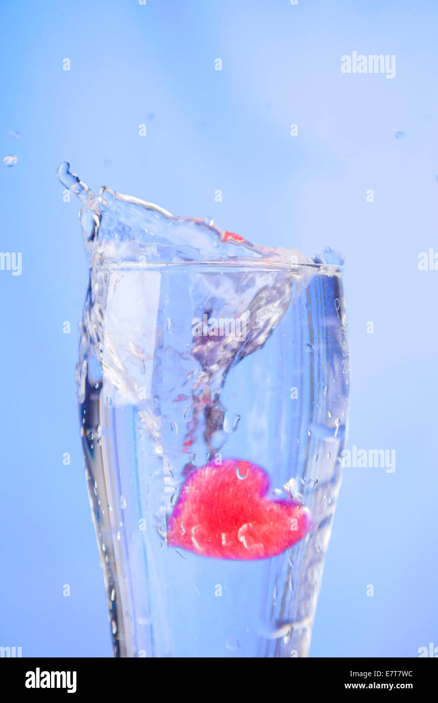 water splash drop red Stock Photo - Alamy