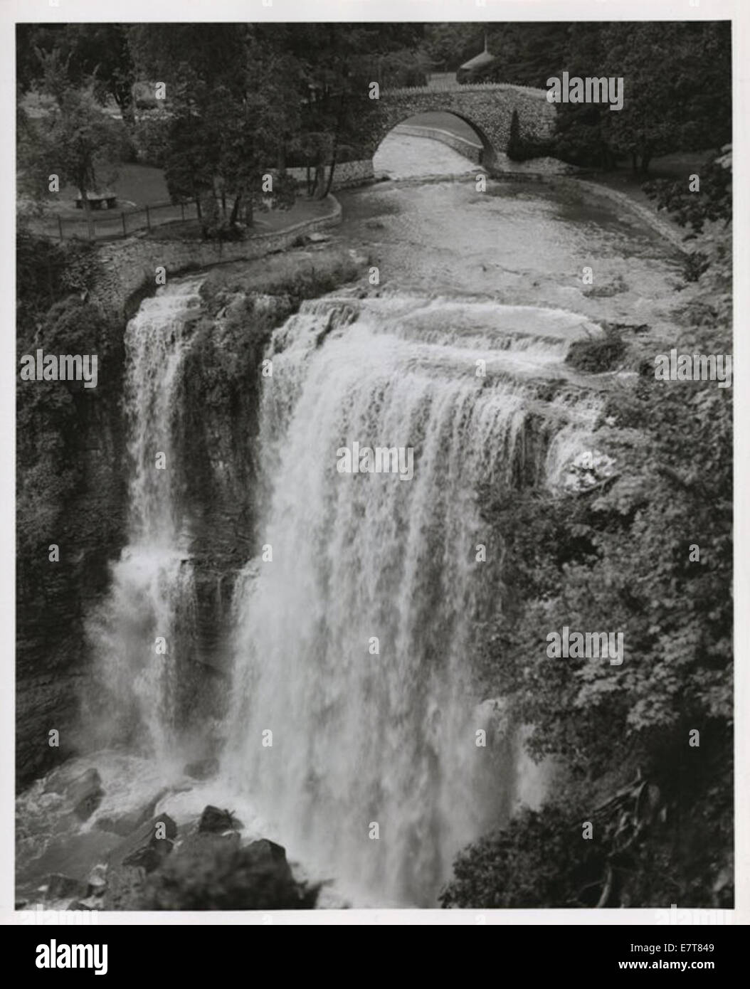 A scenic photograph of Webster's Falls, located in Hamilton, Ontario ...