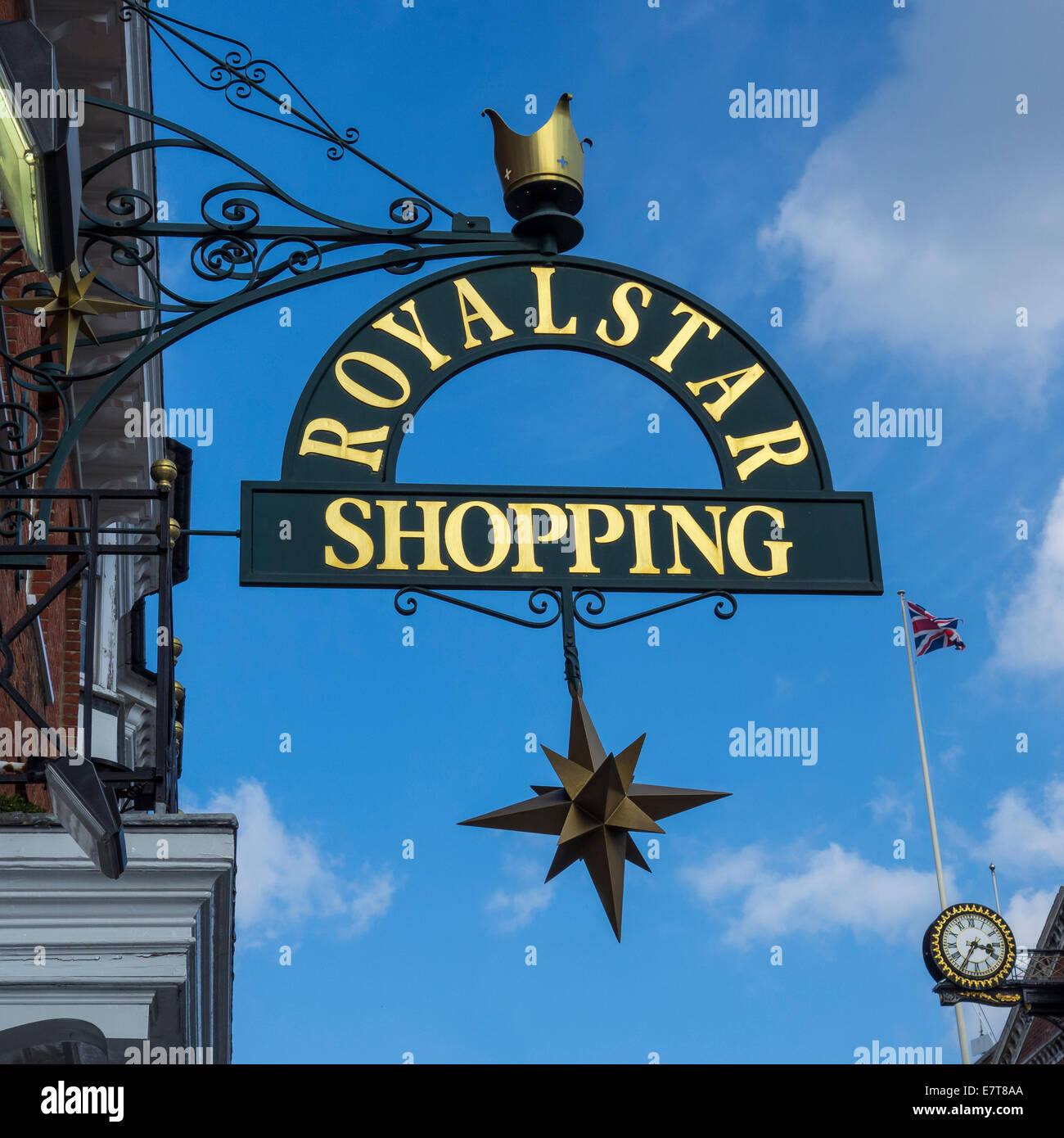 Royal Star Shopping Arcade High Street Maidstone Kent Stock Photo - Alamy