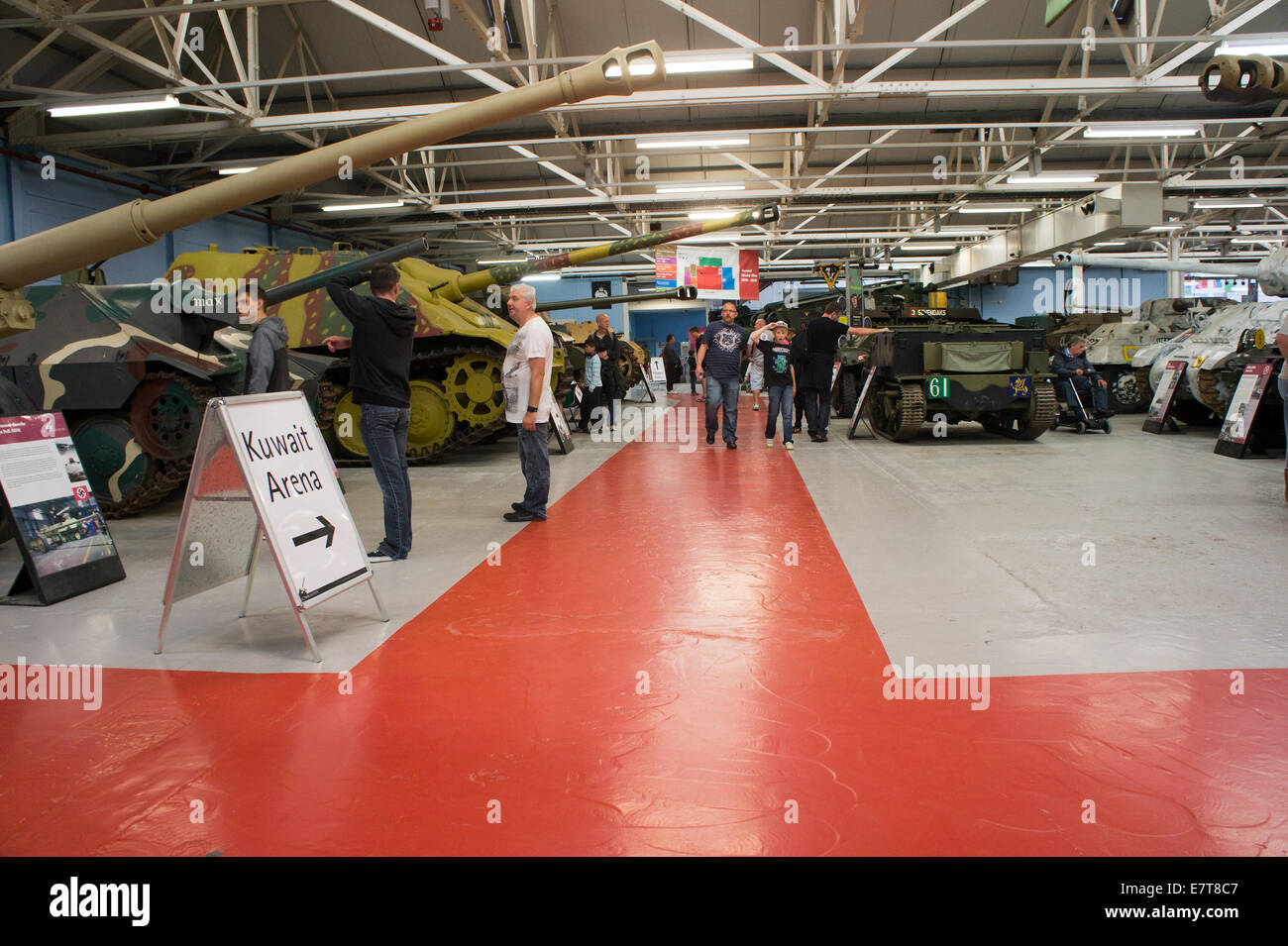 Tanks on display at the Tank Museum, Bovington, Dorset, England, UK ...