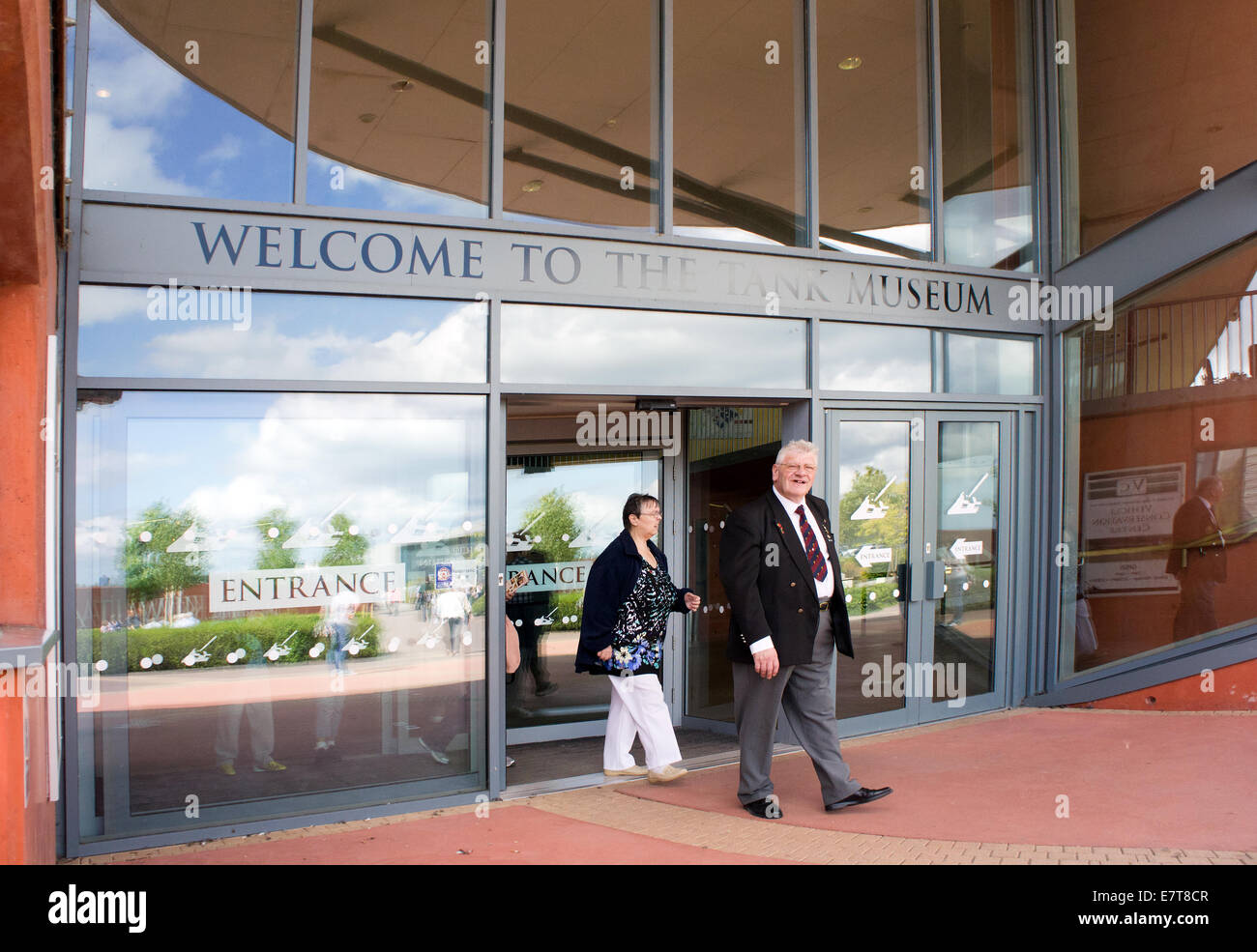 Entrance to the Tank Museum, Bovington, Dorset, England, UK Stock Photo ...