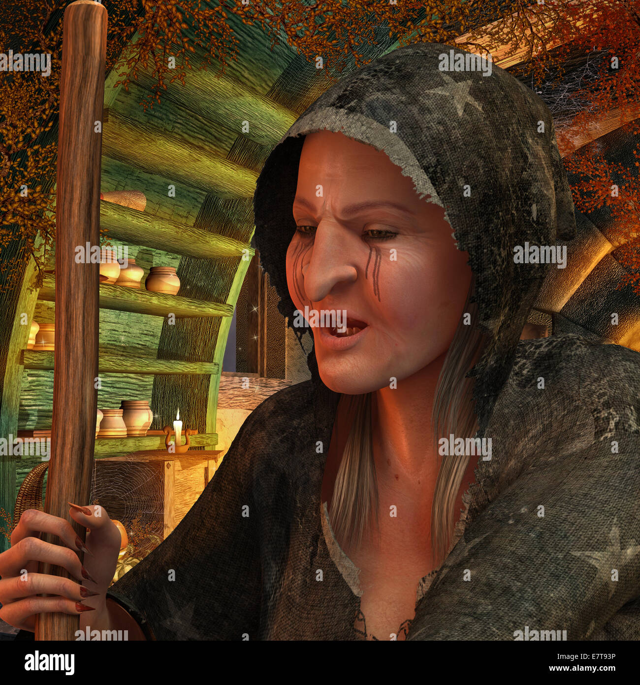 Witch horror hi-res stock photography and images - Alamy