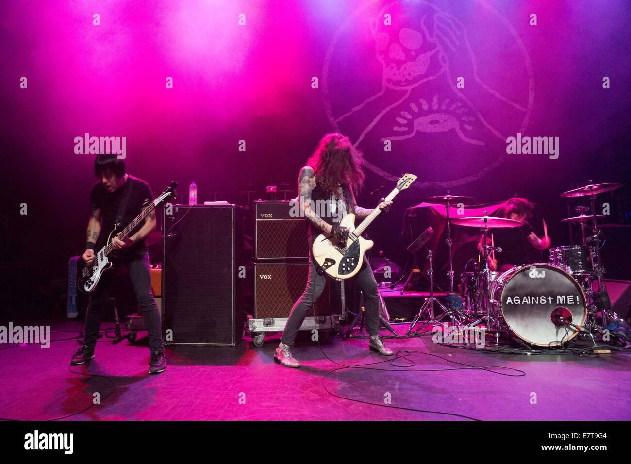 Detroit, MI, USA. 20th Sep, 2014. LAURA JANE GRACE, INGE JOHANSSON and ...