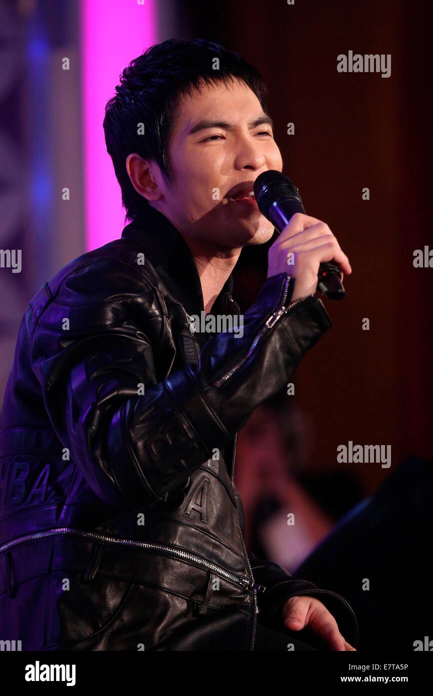 Taipei, Taiwan, China. Jam Hsiao attends a TV show in Taipei, Taiwan ...