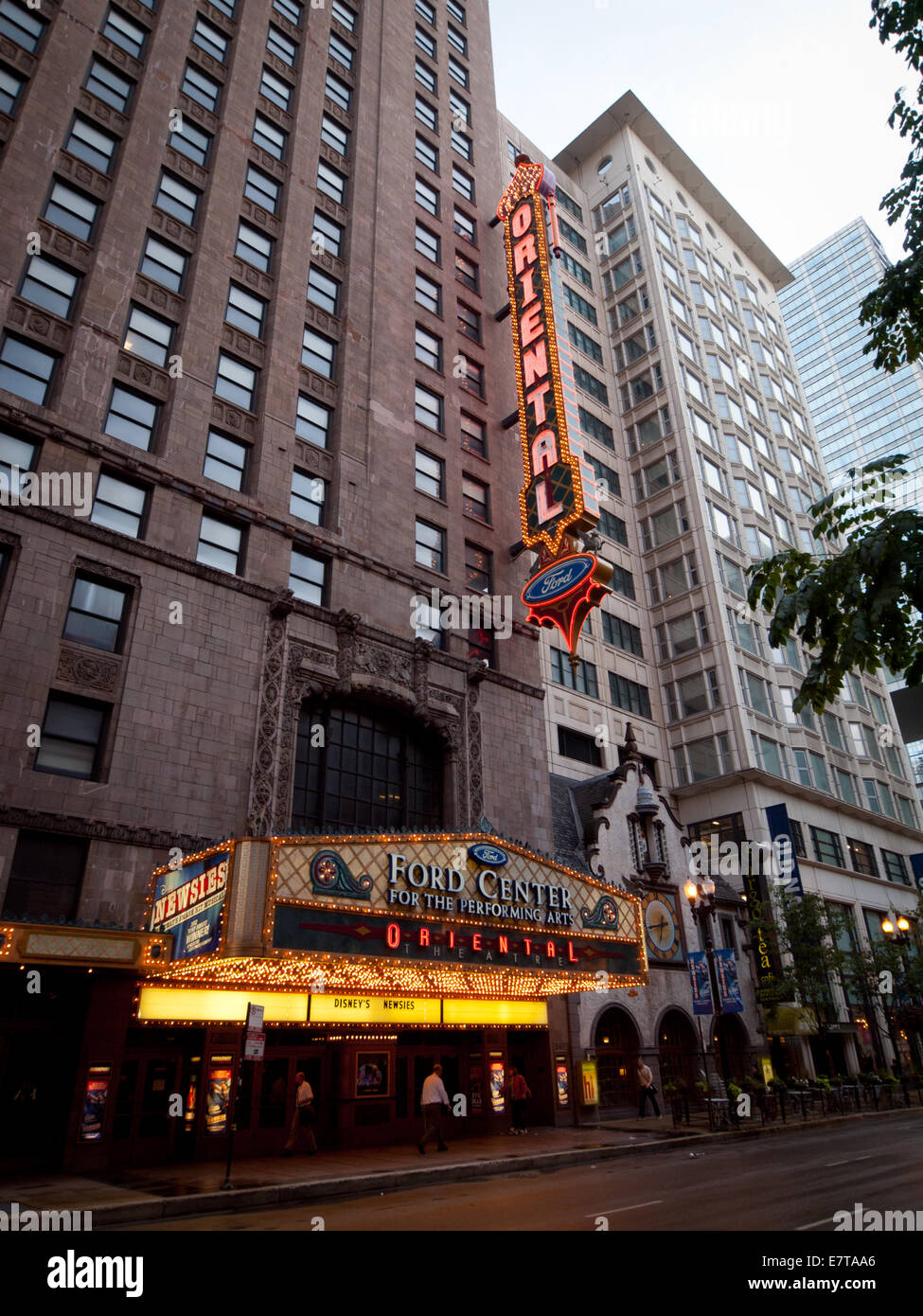 A view of the Ford Center for the Performing Arts Oriental Theatre in ...