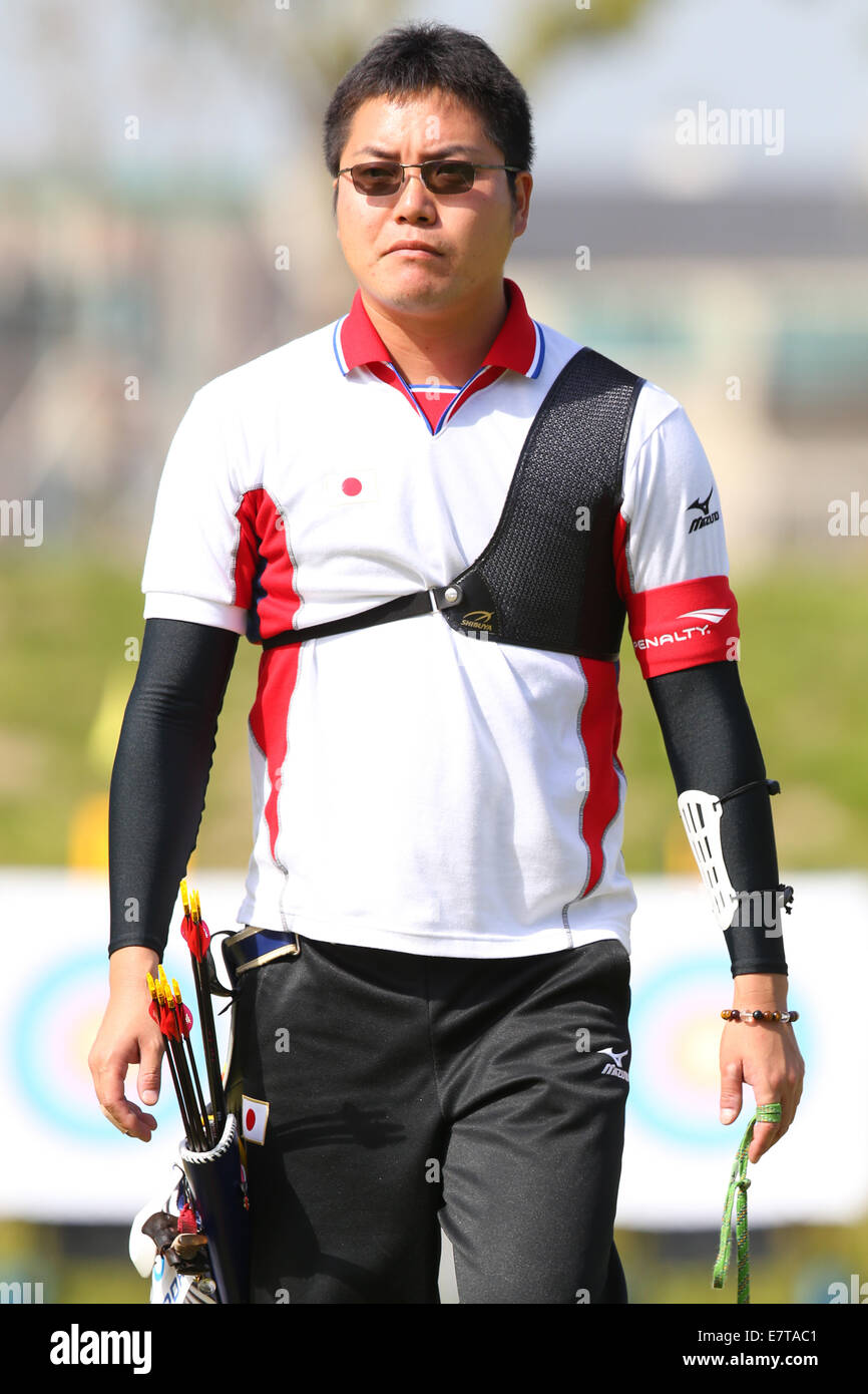 Incheon, South Korea. 23rd Sep, 2014. Hideki Kikuchi (JPN) Archery ...
