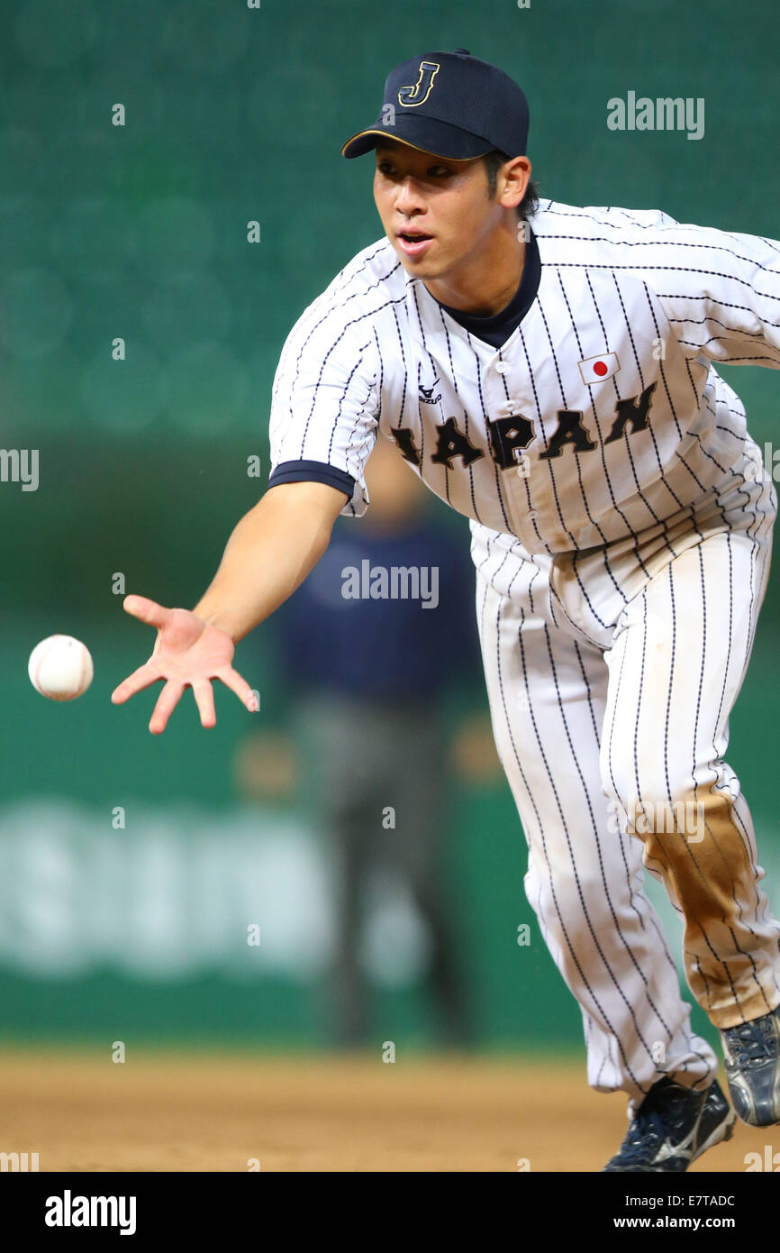 Incheon, South Korea. 23rd Sep, 2014. Shun Ishikawa (JPN) Baseball ...