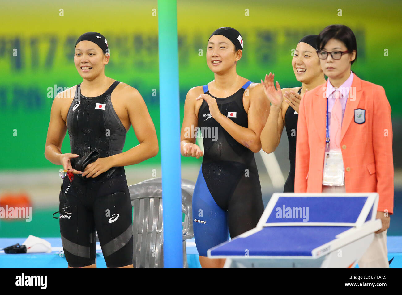 Incheon, South Korea. 23rd Sep, 2014. (L to R) Yayoi Matsumoto, Chihiro ...