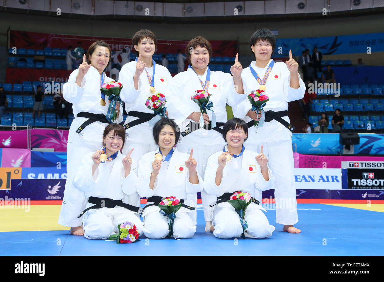 Incheon, South Korea. 23rd Sep, 2014. Japan women's team groyp (JPN ...