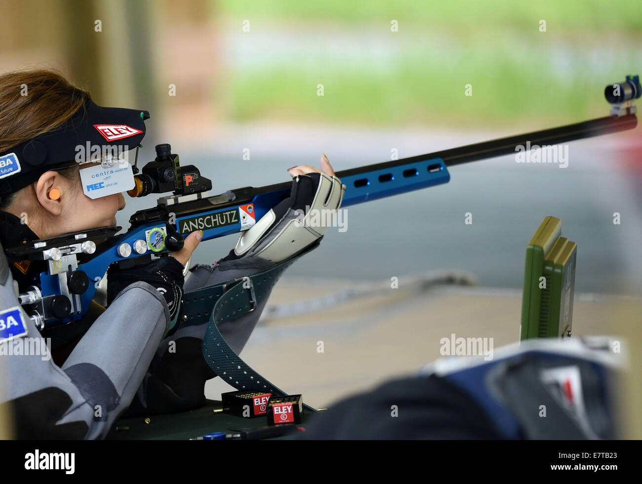 Incheon, South Korea. 24th Sep, 2014. Eum Bitna of South Korea competes ...