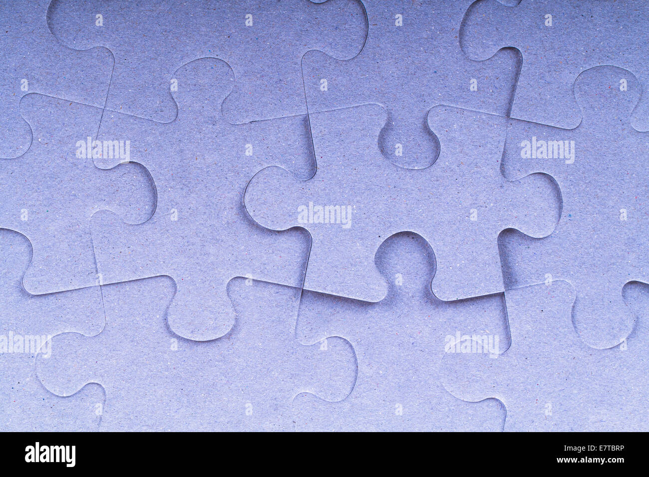 Blue complete puzzle pieces Stock Photo - Alamy