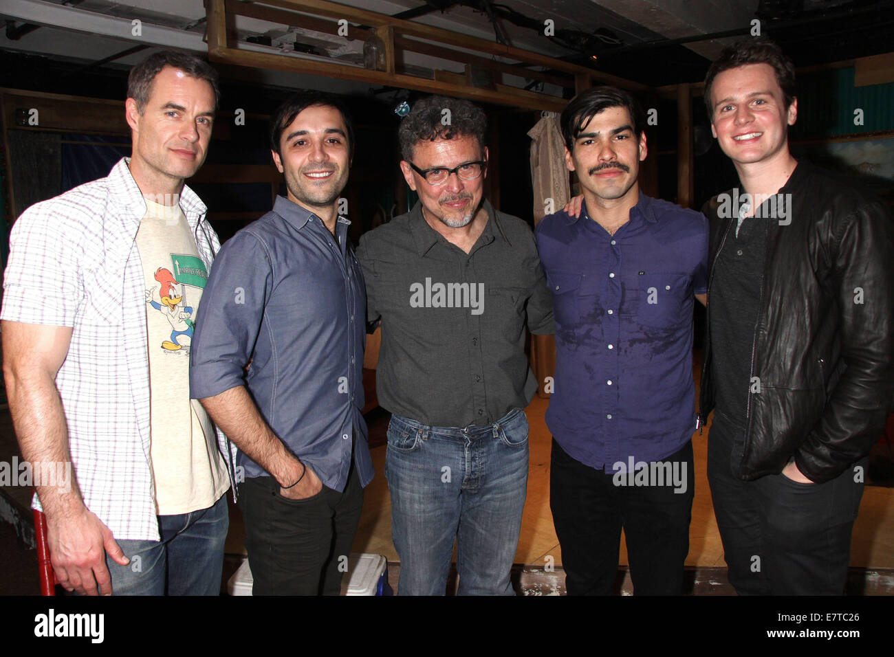The cast of HBO's Looking Visits INTAR's "Adoration of Old Woman" at ...
