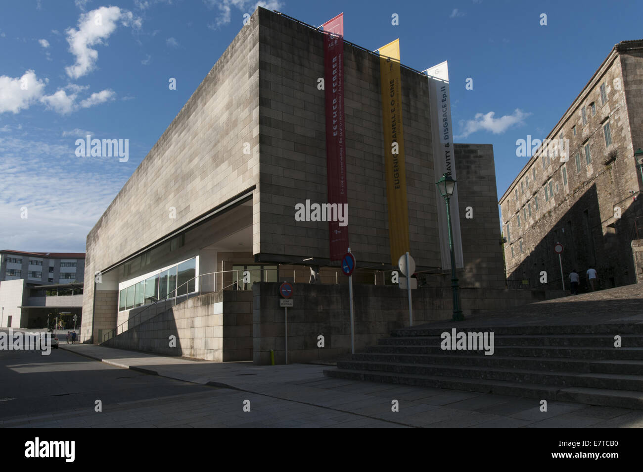 CGAC museum in Santiago de Compostela, Spain. Designed by the ...