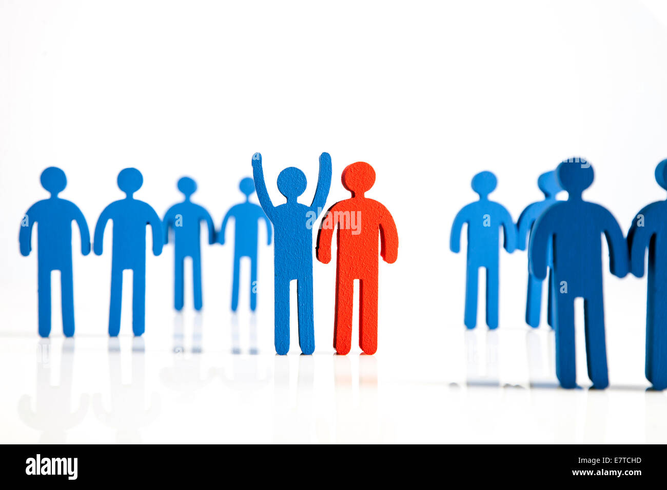 concept of teamwork, people and icons Stock Photo - Alamy