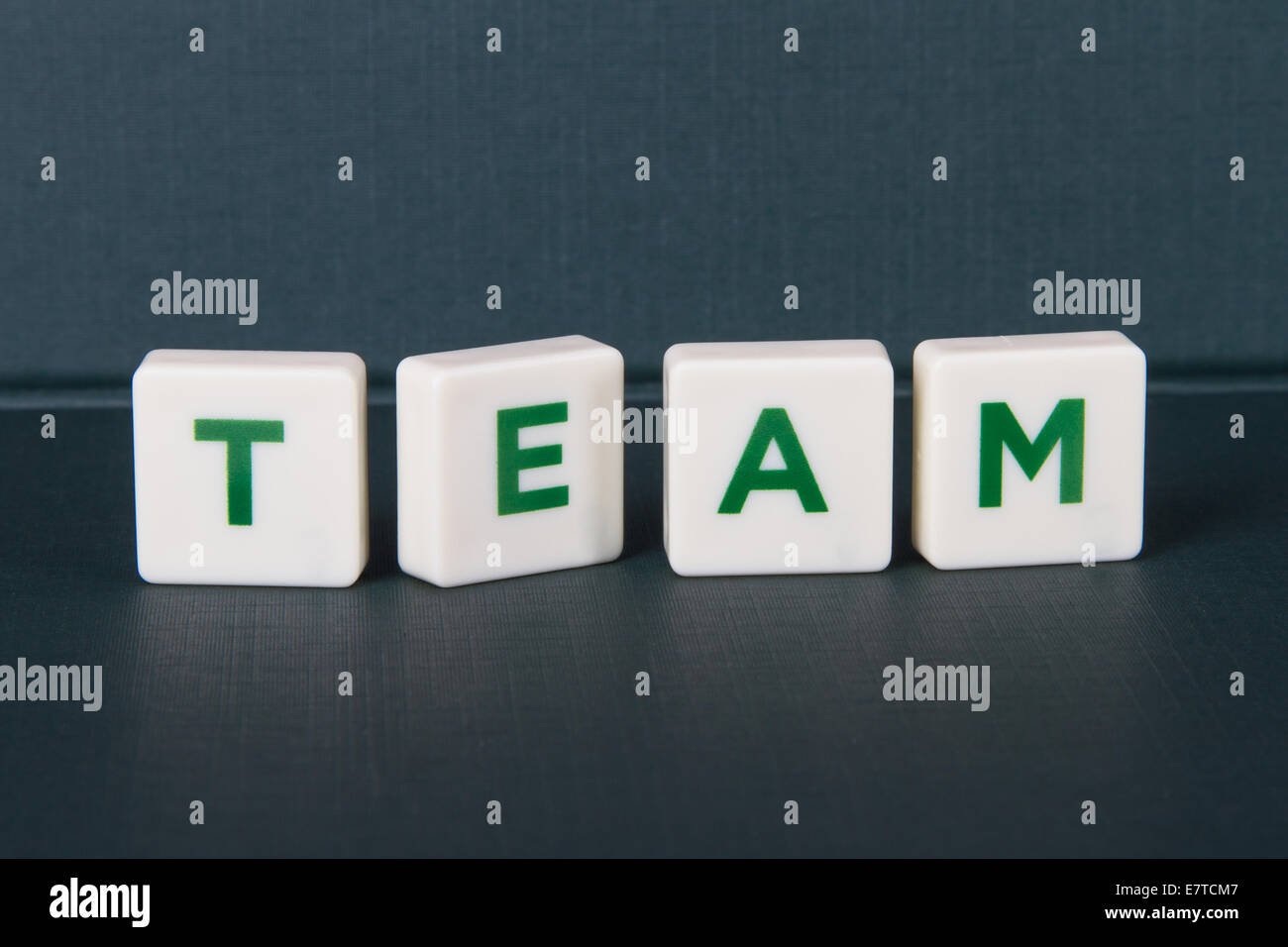 Team word in letters Stock Photo - Alamy