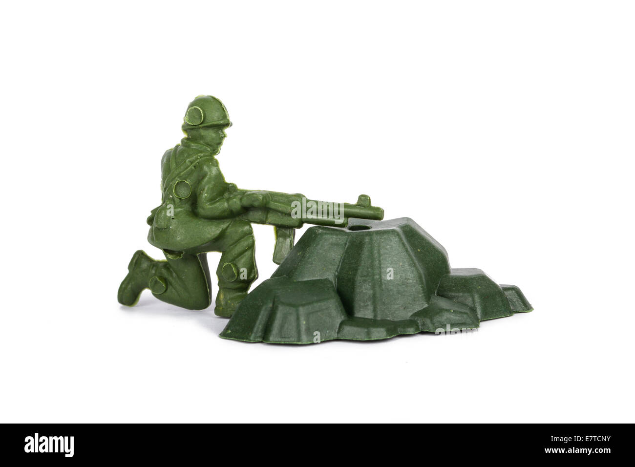 Miniature toy soldier, isolated on white background Stock Photo - Alamy