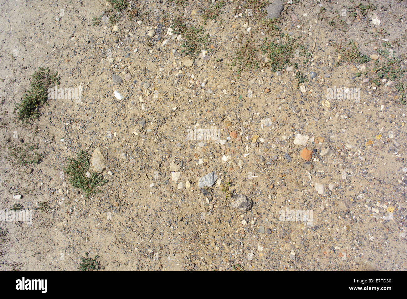 Gravel on Ground Stock Photo - Alamy