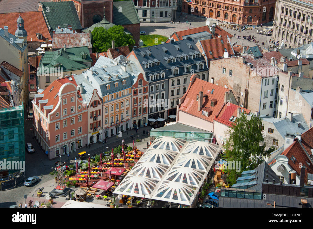 St peters church riga hi-res stock photography and images - Alamy