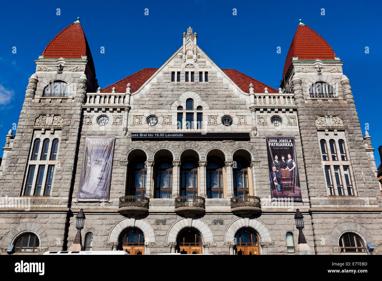 Finnish National Theatre, Kluuvi, Helsinki, Finland Stock Photo - Alamy