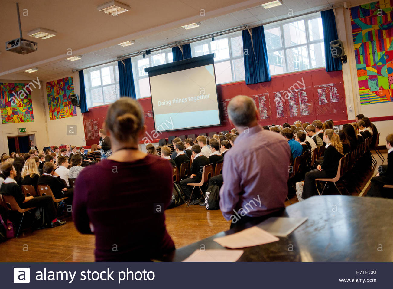 School Assembly Hall Stock Photos & School Assembly Hall Stock Images ...