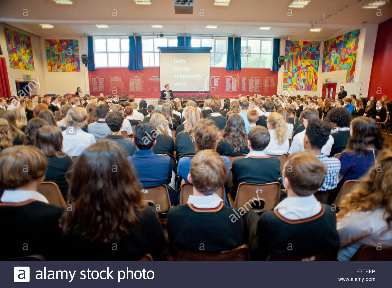 School Assembly Hall Stock Photos & School Assembly Hall Stock Images ...