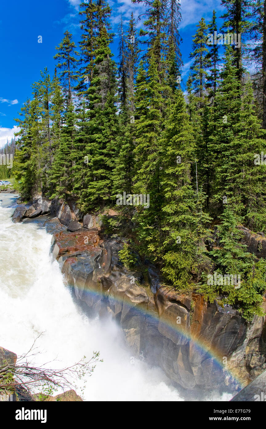 Numa Falls, Kootenay National Park, British Columbia, Canada Stock ...