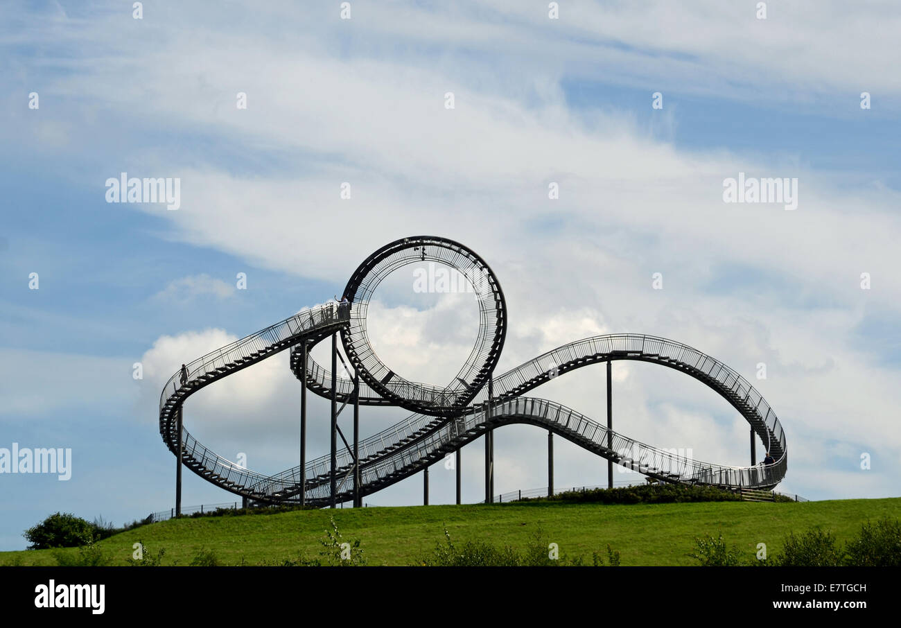 The walkable sculpture 'Tiger and Turtle - Magic Mountain', by Ulrich ...