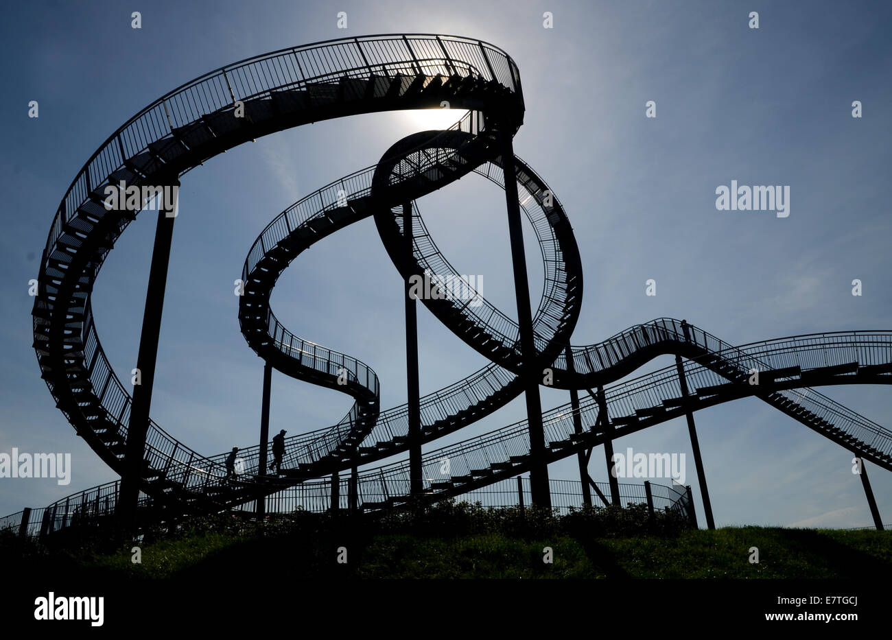 The walkable sculpture 'Tiger and Turtle - Magic Mountain', by Ulrich ...