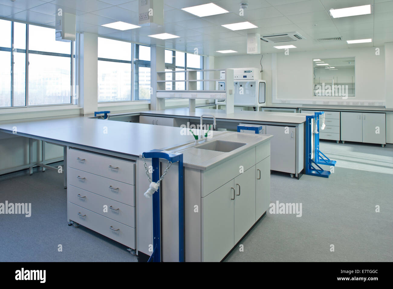 Interior of a research laboratory Stock Photo - Alamy