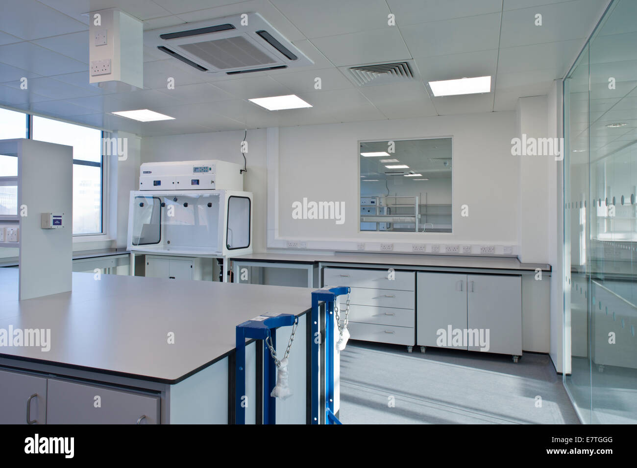 Interior of a research laboratory Stock Photo - Alamy