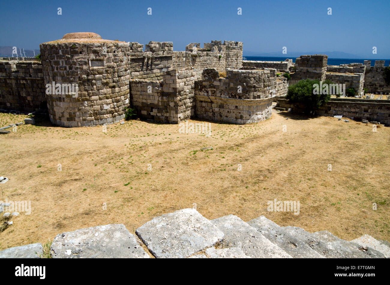 Castle of Neratzia built in the 14th Century by the Knights of Saint ...
