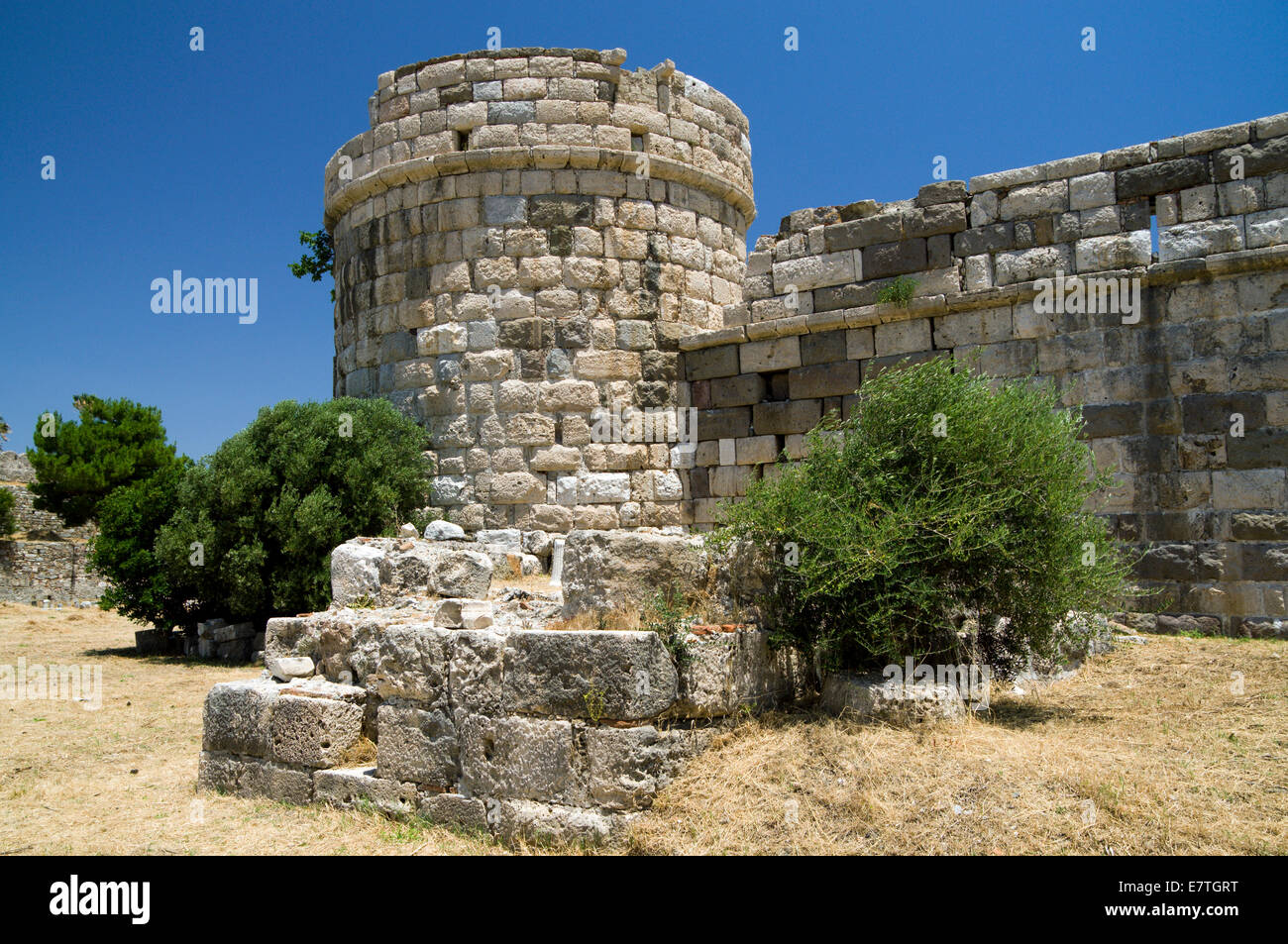 Castle of Neratzia built in the 14th Century by the Knights of Saint ...