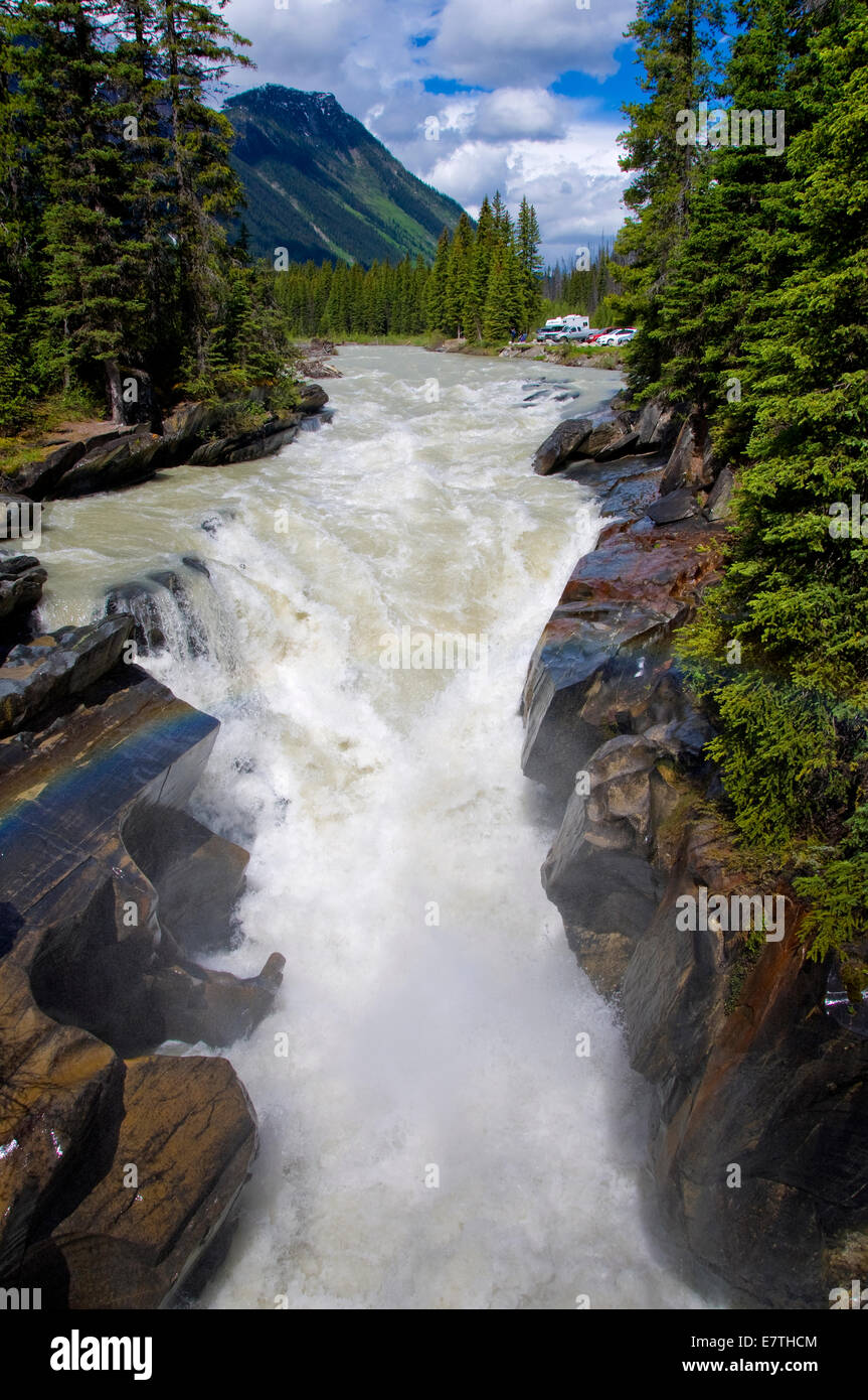 Numa Falls, Kootenay National Park, British Columbia, Canada Stock ...