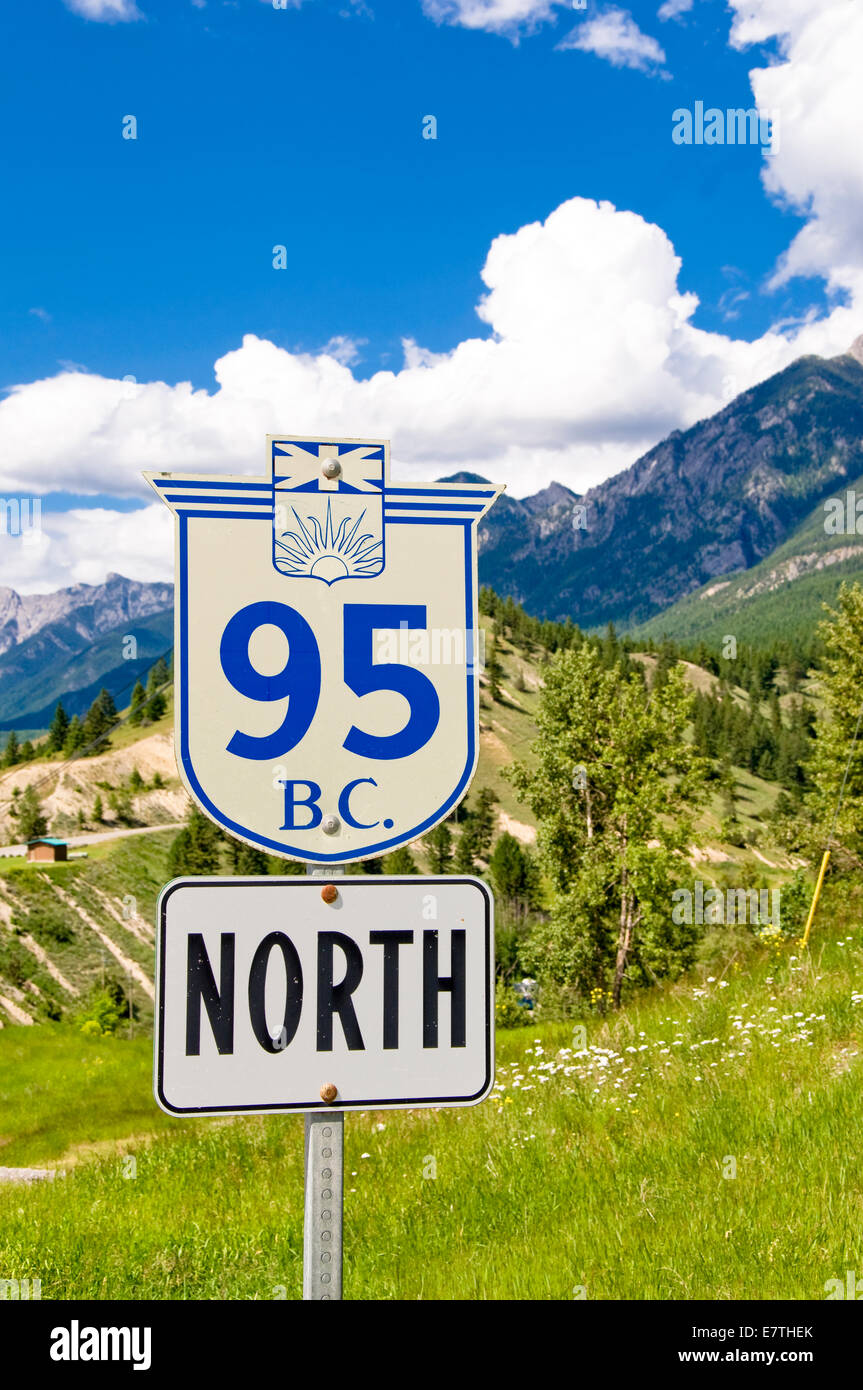 Highway Sign British Columbia High Resolution Stock Photography and ...