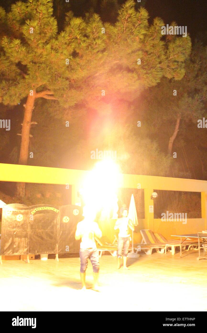 Fire Show, Turkey Stock Photo - Alamy