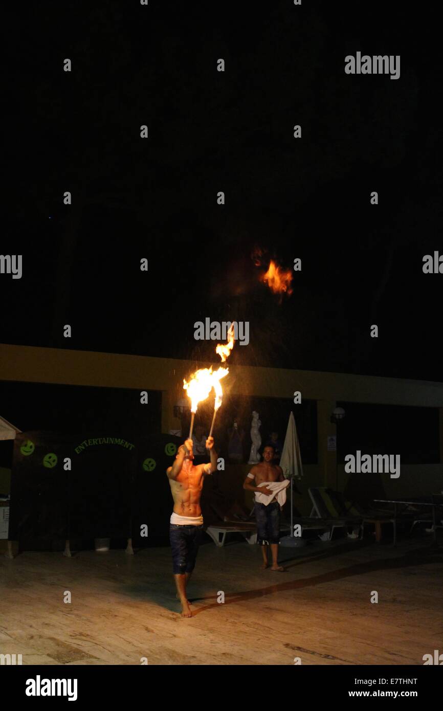 Fire Show, Turkey Stock Photo - Alamy