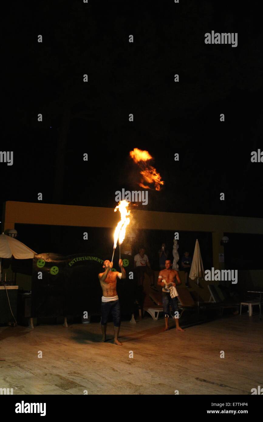 Fire Show, Turkey Stock Photo - Alamy